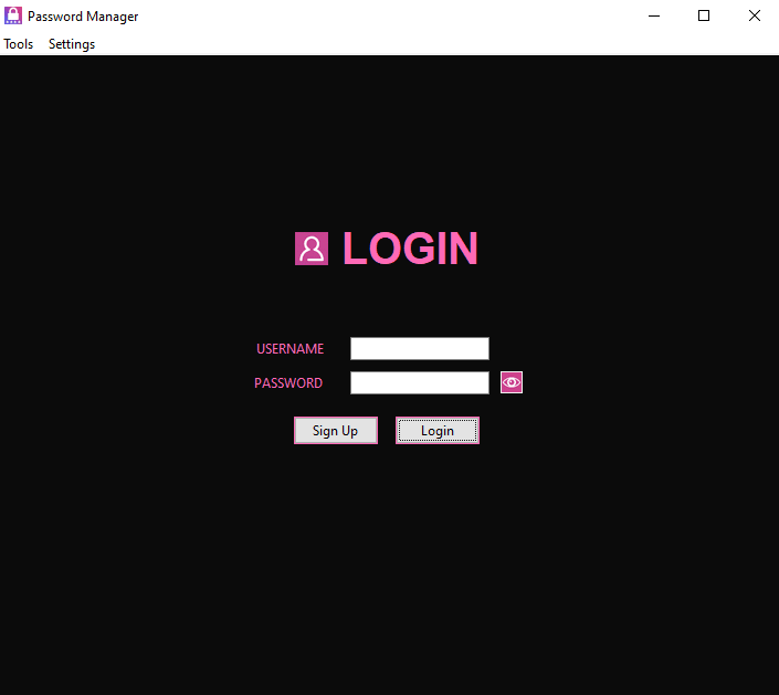 Password Manager This Is An Python Based Gui Application Made By 3701